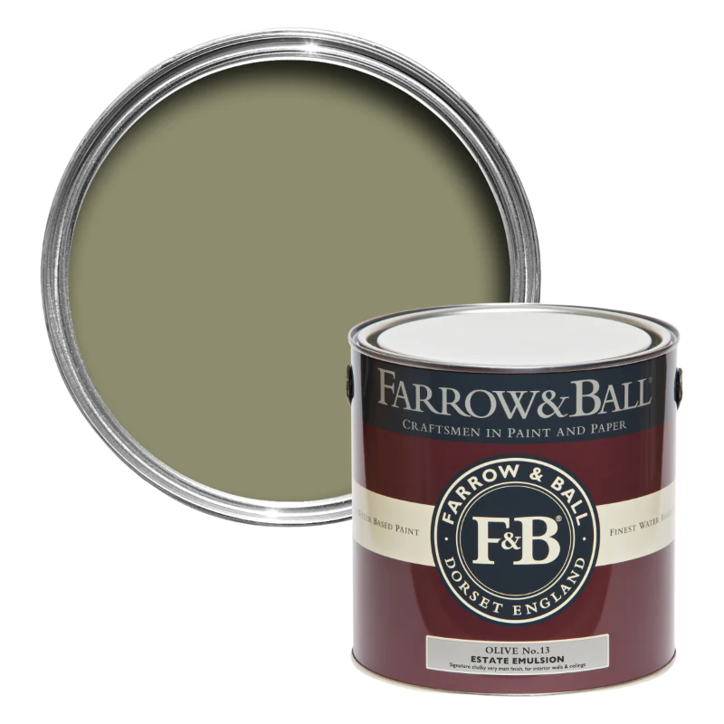 Farrow & Ball Paint - Olive No. 13 - ARCHIVED | Kathie Jordan Design