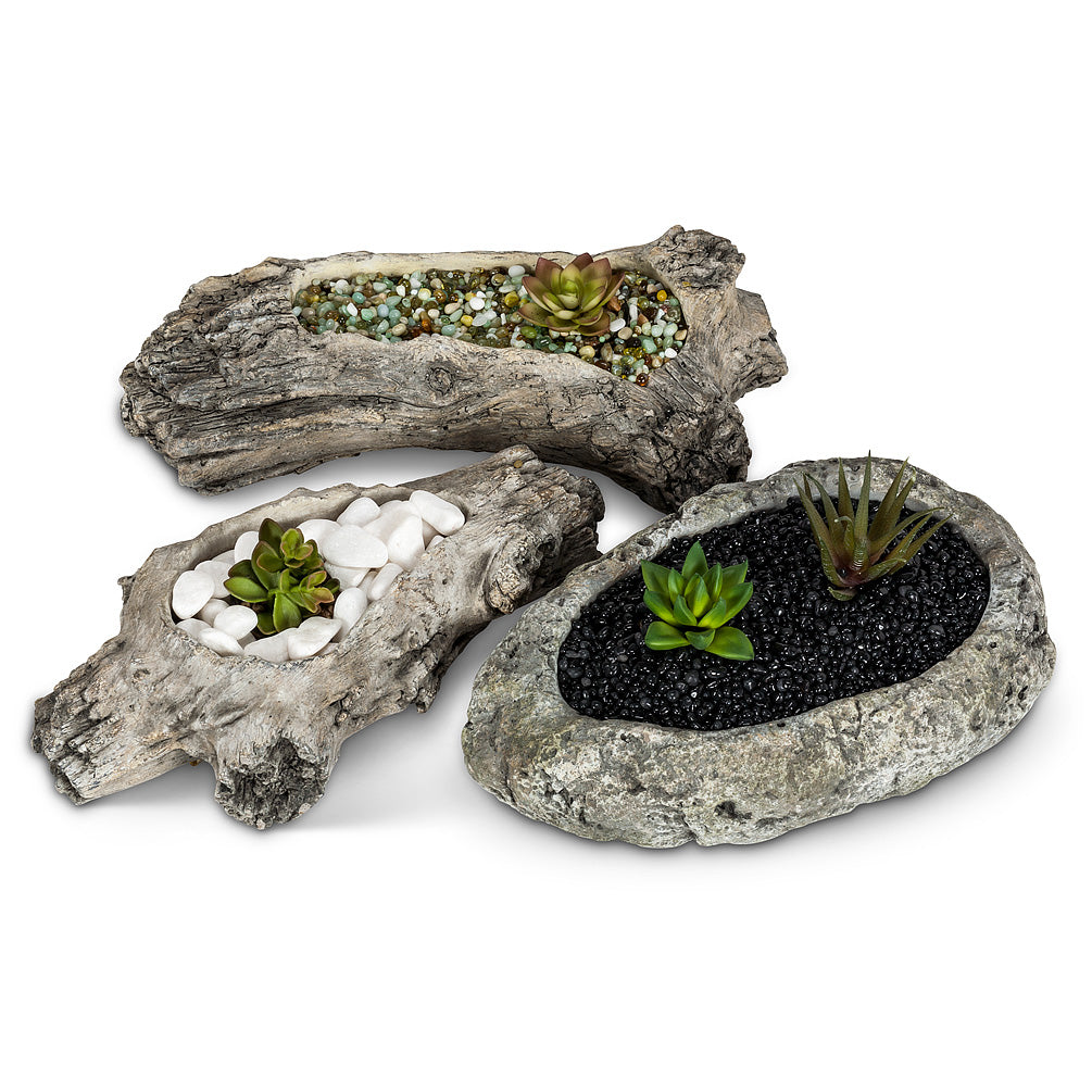 Medium Slim Log Planter | Kathie Jordan Design