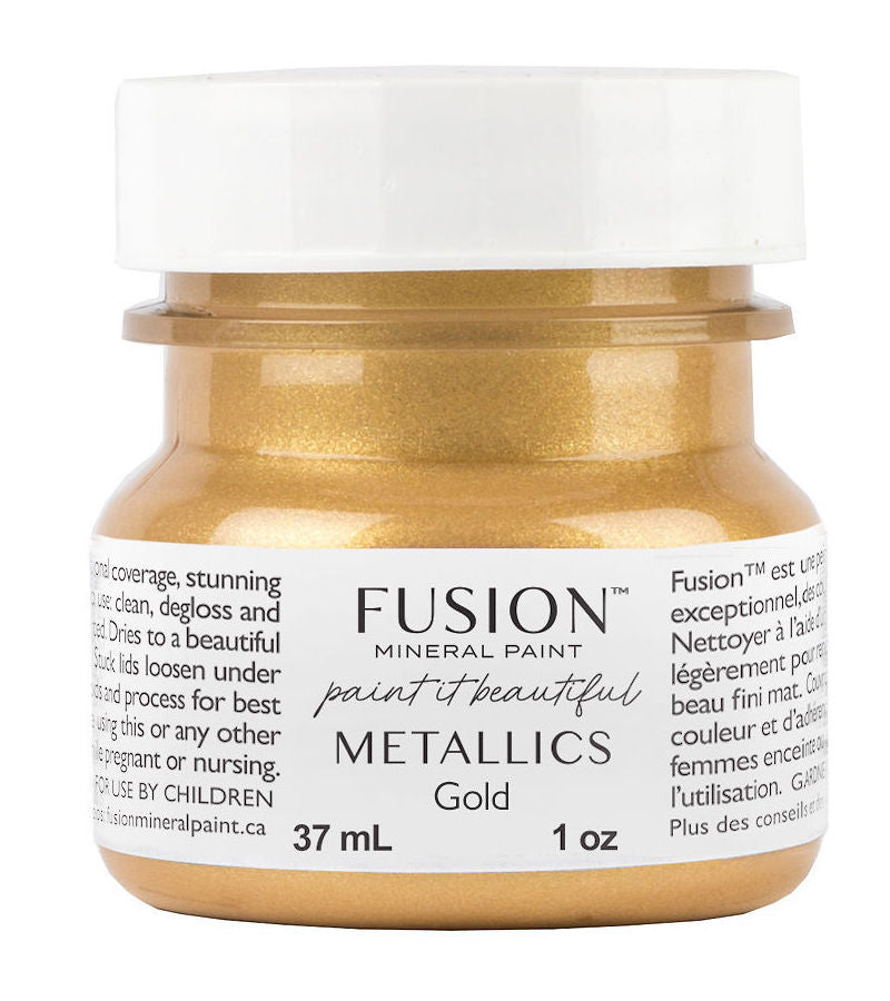 Fusion Mineral Paint - Metallic Gold | Kathie Jordan Design