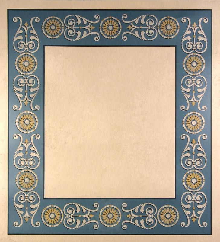 Napoleon Panel Stencil | Kathie Jordan Design